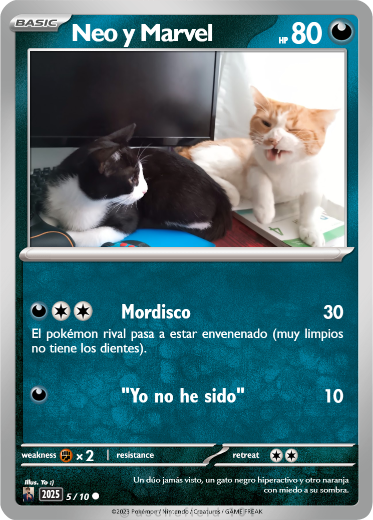 Neo y Marvel - Arcapixel | Pokécardmaker.net