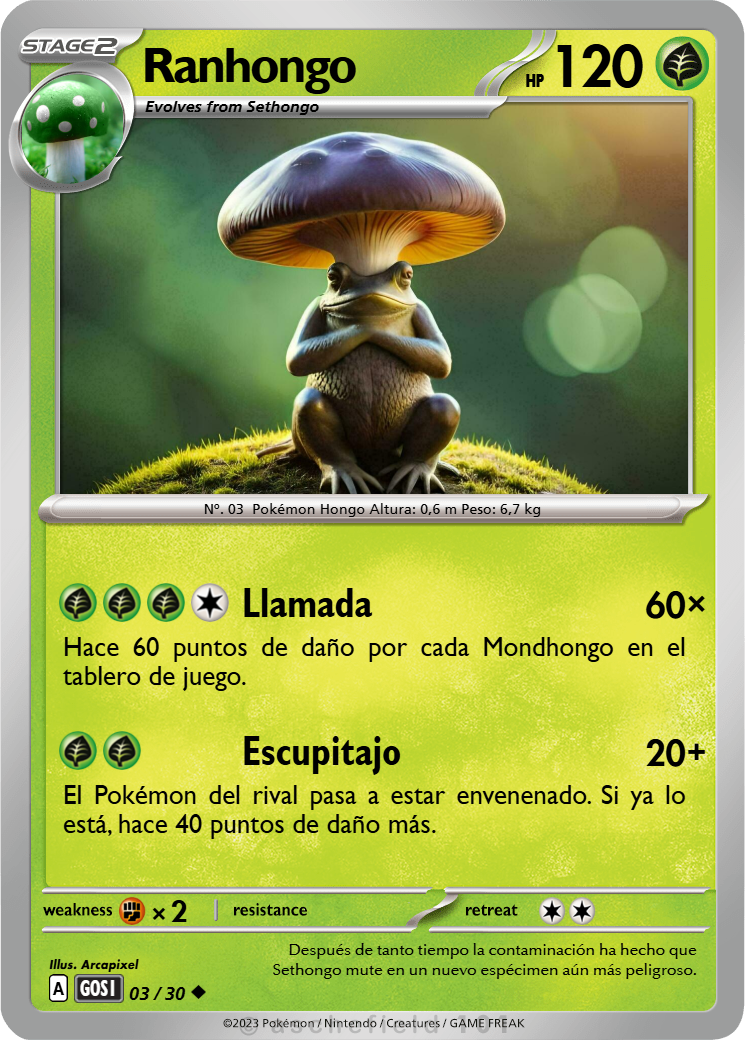Ranhongo - Arcapixel | Pokécardmaker.net