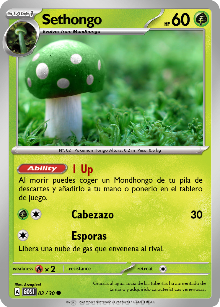 Sethongo - Arcapixel | Pokécardmaker.net