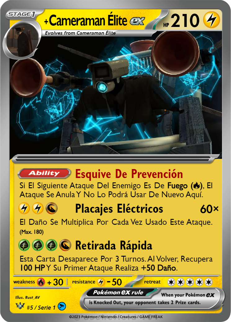 Cameraman Élite - AsdfVidd | Pokécardmaker.net