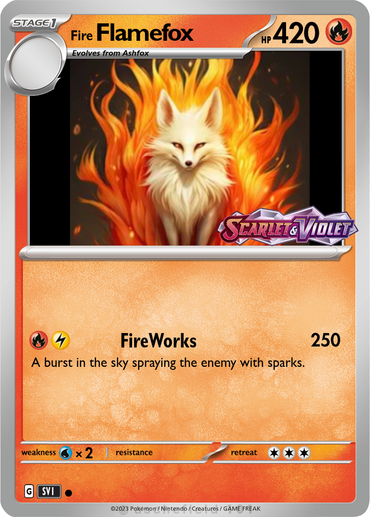 Flamefox - Ashfox | Pokécardmaker.net