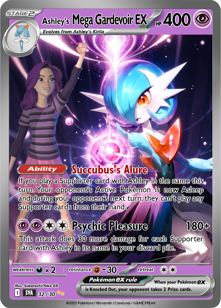 Mega Gardevoir EX - AshleyKitty | Pokécardmaker.net