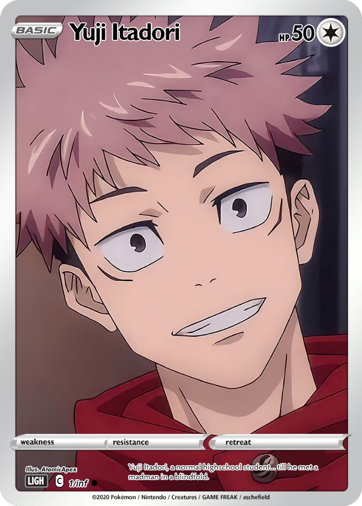 Yuji Itadori - AtomicApex | Pokécardmaker.net