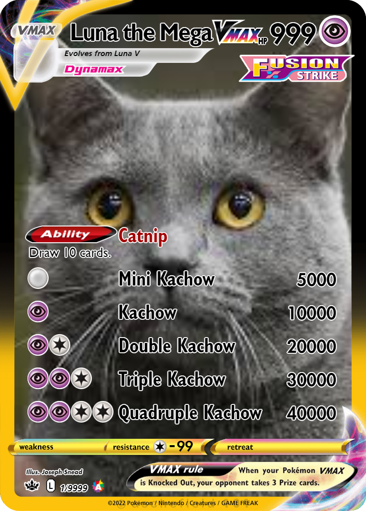 Luna the Mega - AtomicGrapefruit777 | Pokécardmaker.net