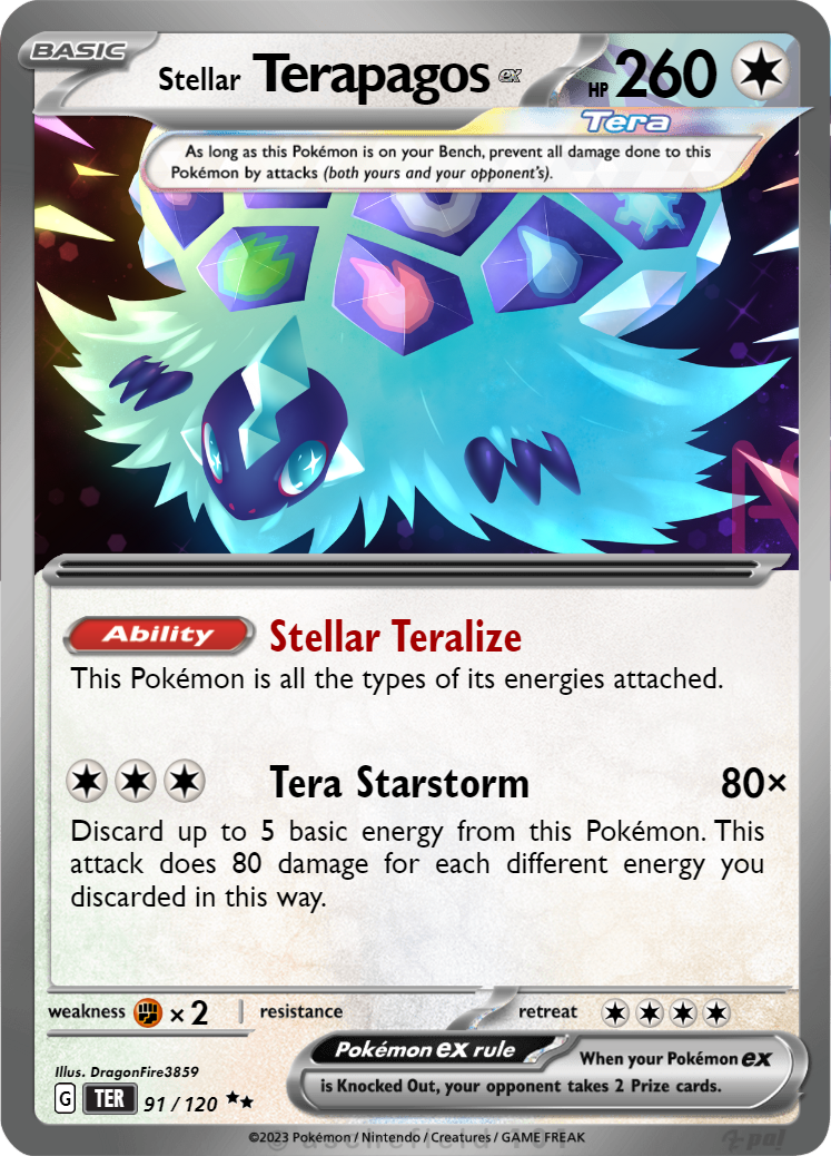 Terapagos - AuraLatios | Pokécardmaker.net