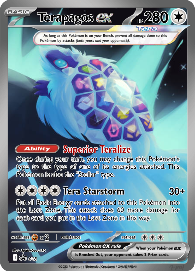 Terapagos - AuraLatios | Pokécardmaker.net