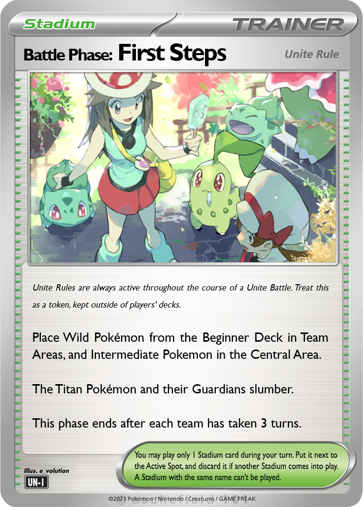 ==Battle Phase:== First Steps - AutoHarmonic | Pokécardmaker.net