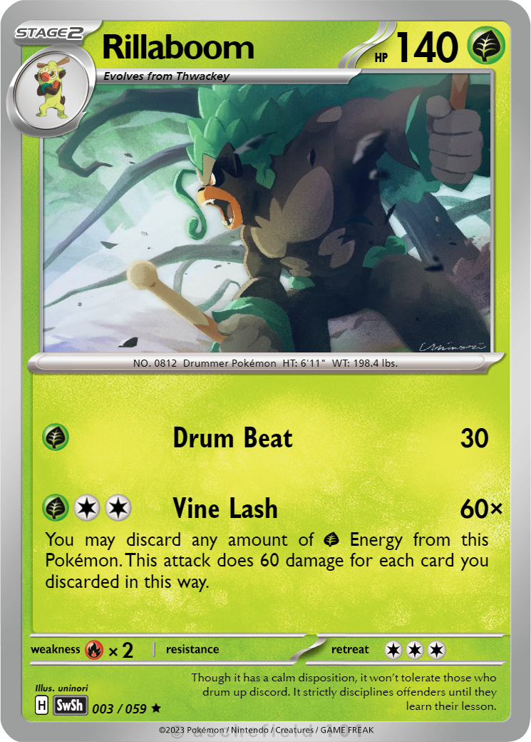 Rillaboom - Avalan | Pokécardmaker.net