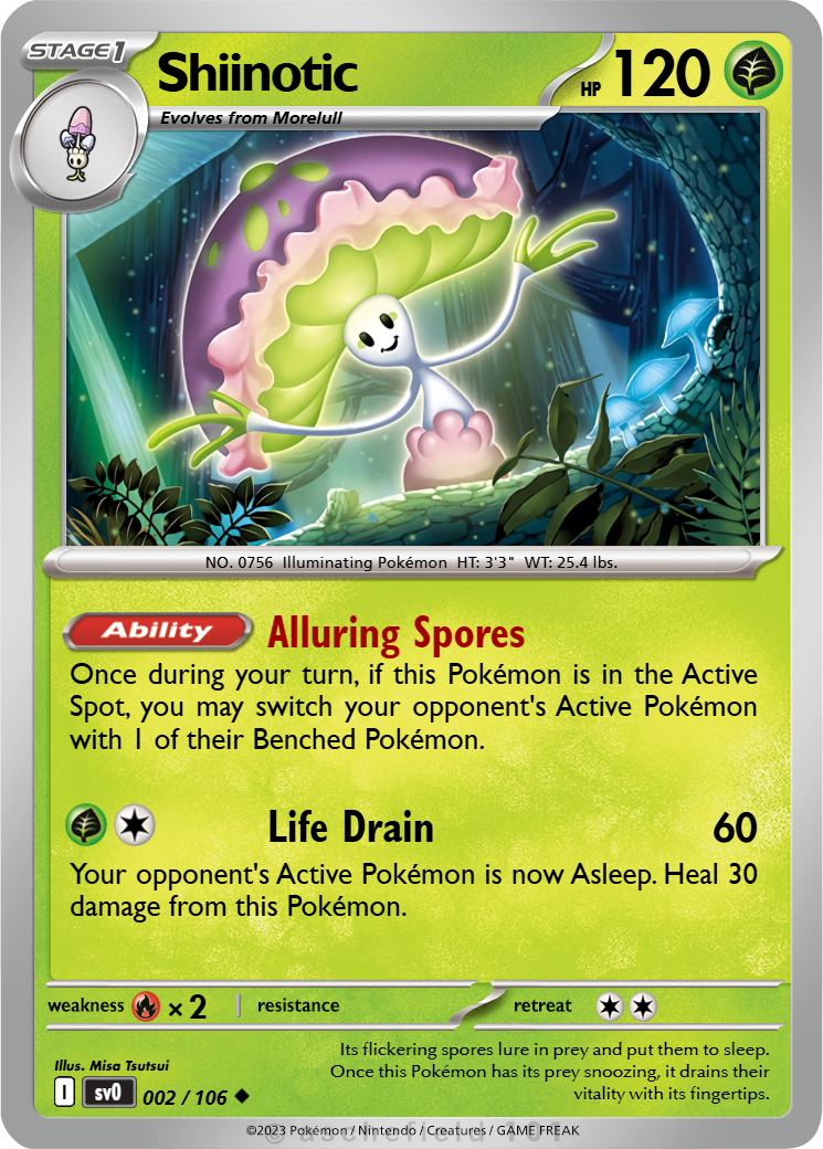 Shiinotic - Avalan | Pokécardmaker.net