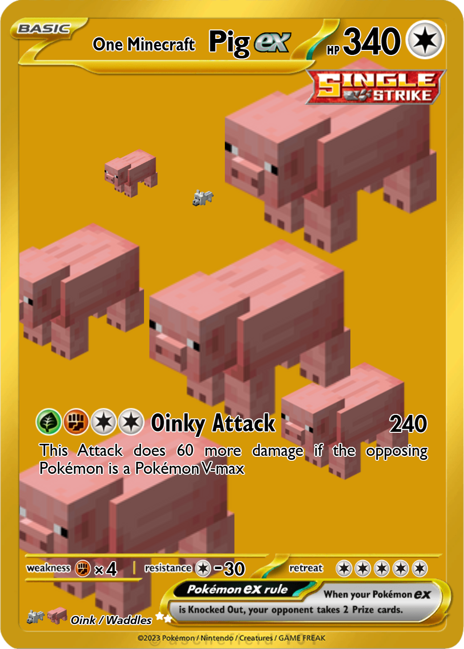 Pig - Axolotl | Pokécardmaker.net