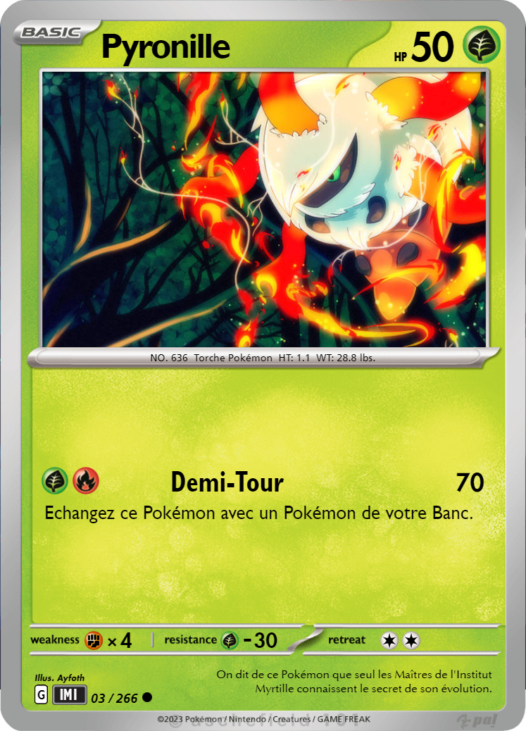Pyronille - Ayfoth | Pokécardmaker.net