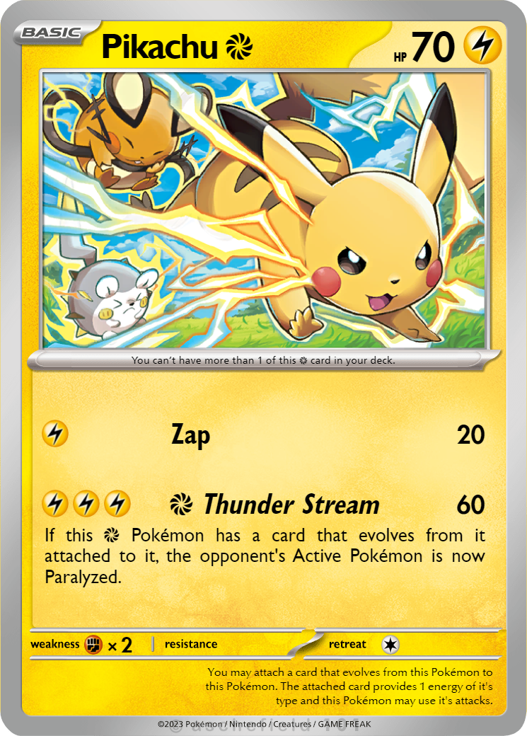 Pikachu [9] - AzerChase | Pokécardmaker.net