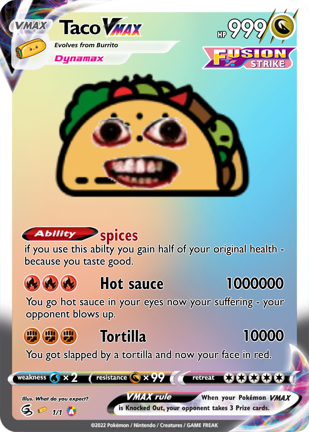Taco - B1G_BURR1T0 | Pokécardmaker.net