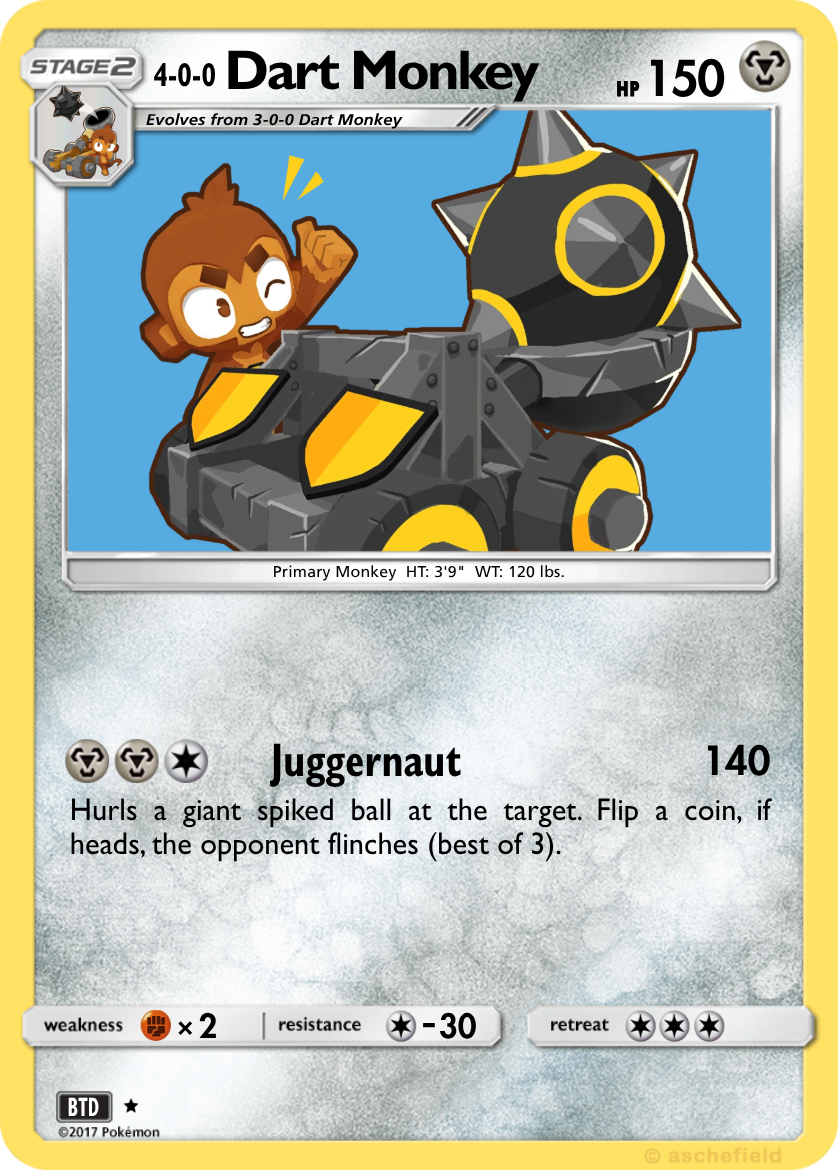 Dart Monkey - BBLHunter | Pokécardmaker.net