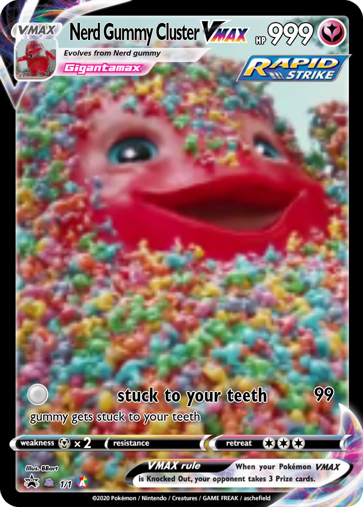 Nerd Gummy Cluster - BBart58 | Pokécardmaker.net