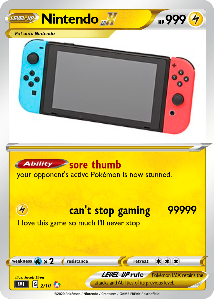 Nintendo - BOB_Boy | Pokécardmaker.net