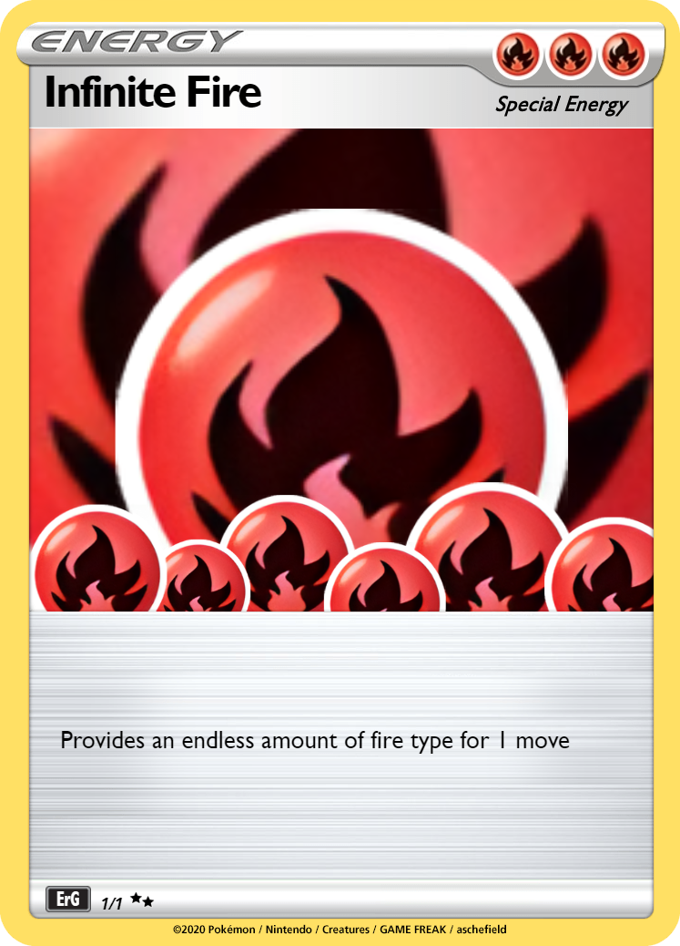 Infinite Fire - BallMuncher | Pokécardmaker.net