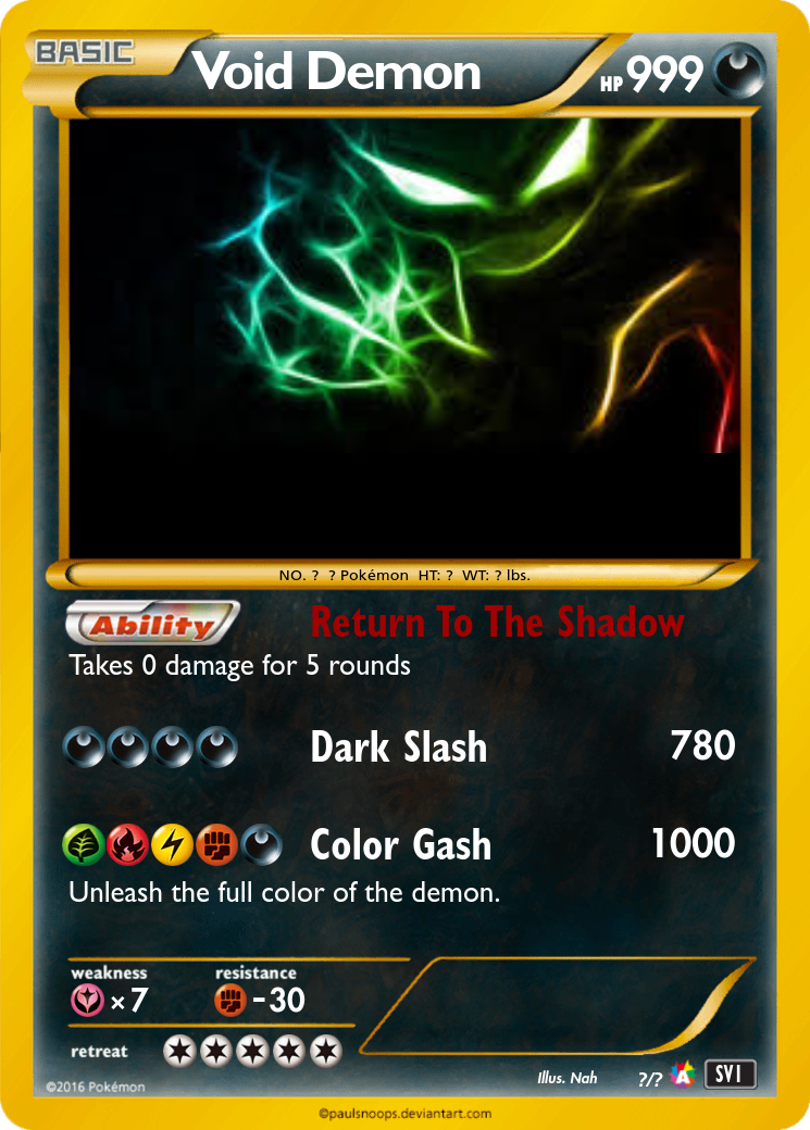 Void Demon - Balrog | Pokécardmaker.net
