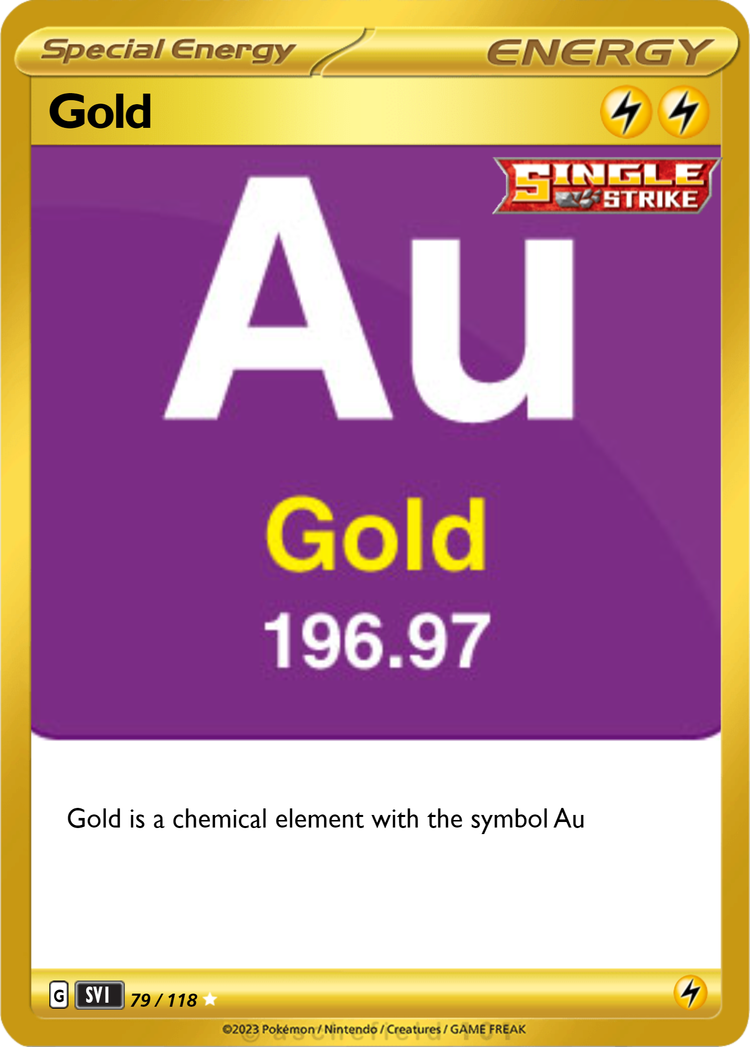 Gold - Bandit | Pokécardmaker.net