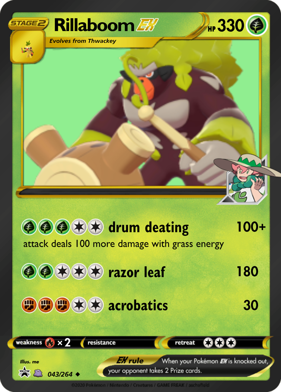Rillaboom - BeauBenidict | Pokécardmaker.net