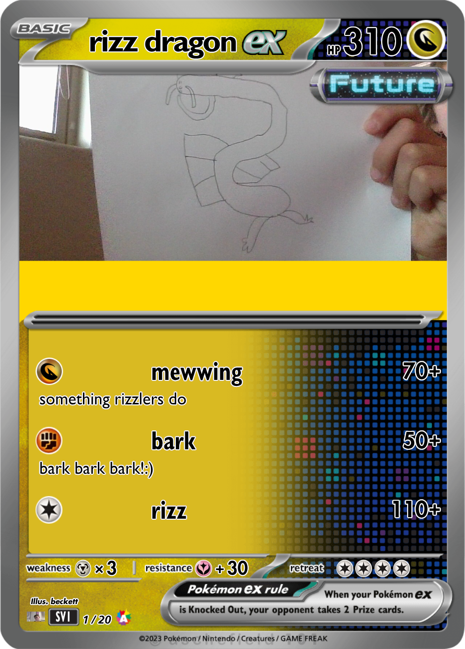 rizz dragon - Beckett | Pokécardmaker.net