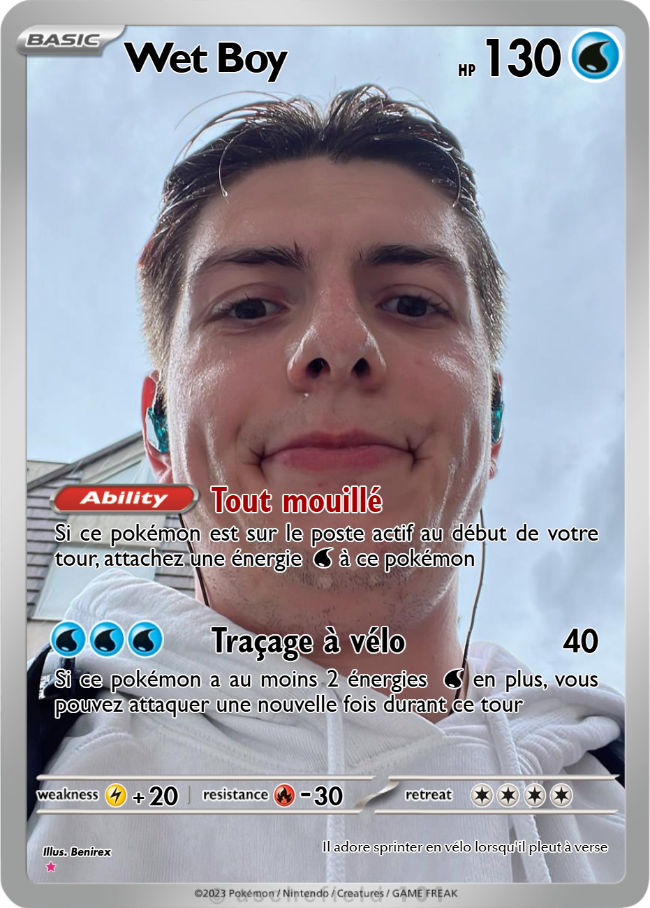 Wet Boy - Benirex | Pokécardmaker.net