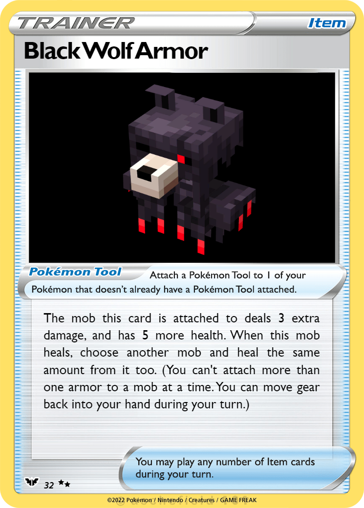 Black Wolf Armor - Benrod79 | Pokécardmaker.net