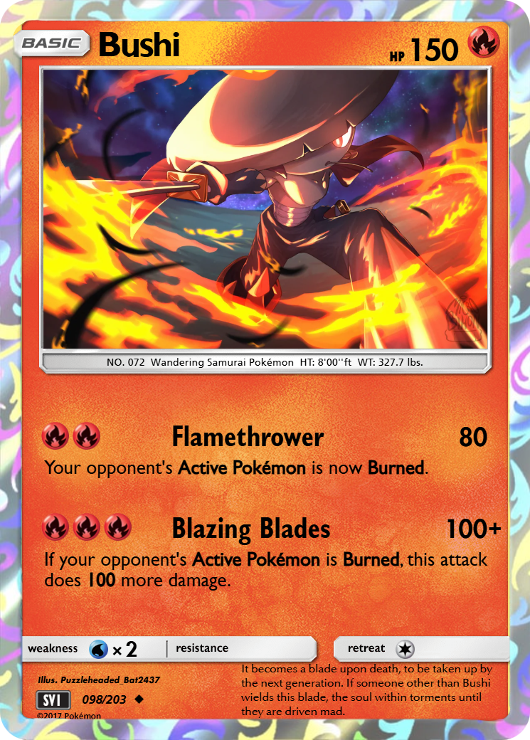 Bushi - Besbug | Pokécardmaker.net