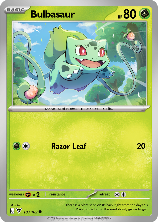 Bulbasaur - Best_Pokemon_Cards | Pokécardmaker.net