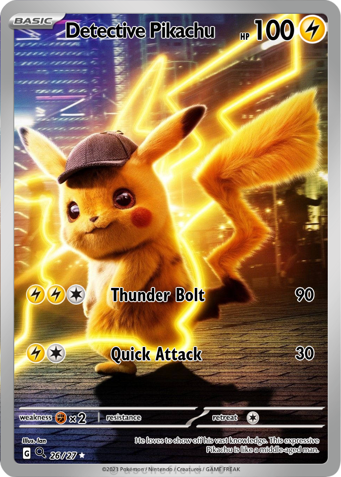 Detective Pikachu - Best_Pokemon_Cards | Pokécardmaker.net