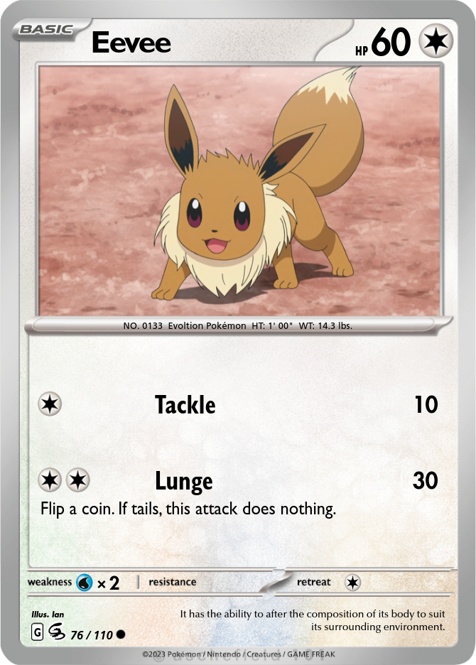 Eevee - Best_Pokemon_Cards | Pokécardmaker.net