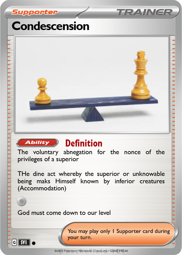 Condescension - Bethanychin | Pokécardmaker.net