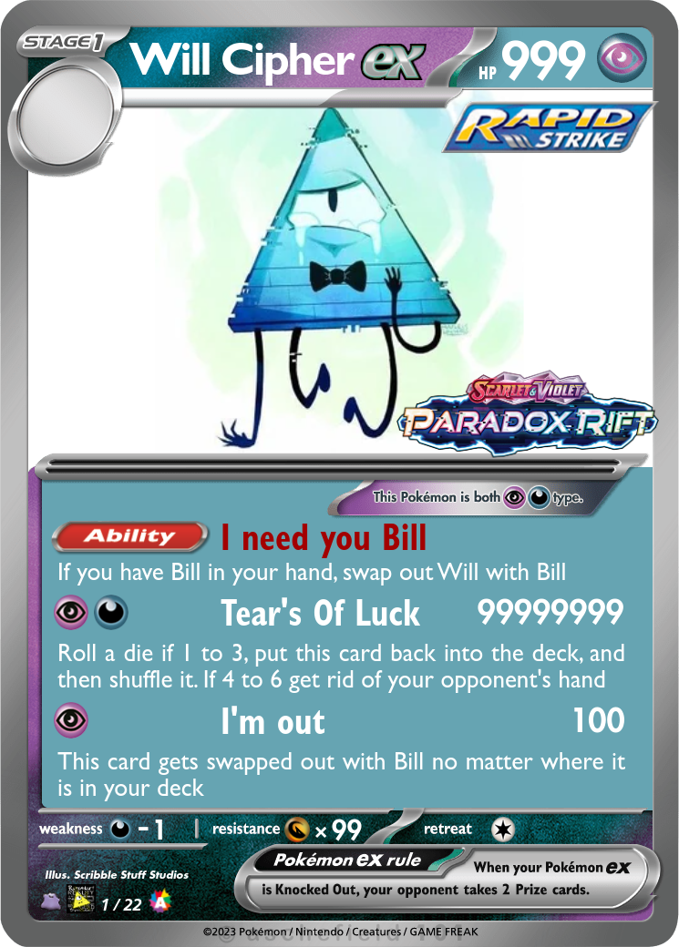 Will Cipher - Bill_Cipher | Pokécardmaker.net