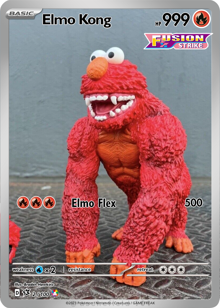 Elmo Kong - Bingus_13 | Pokécardmaker.net