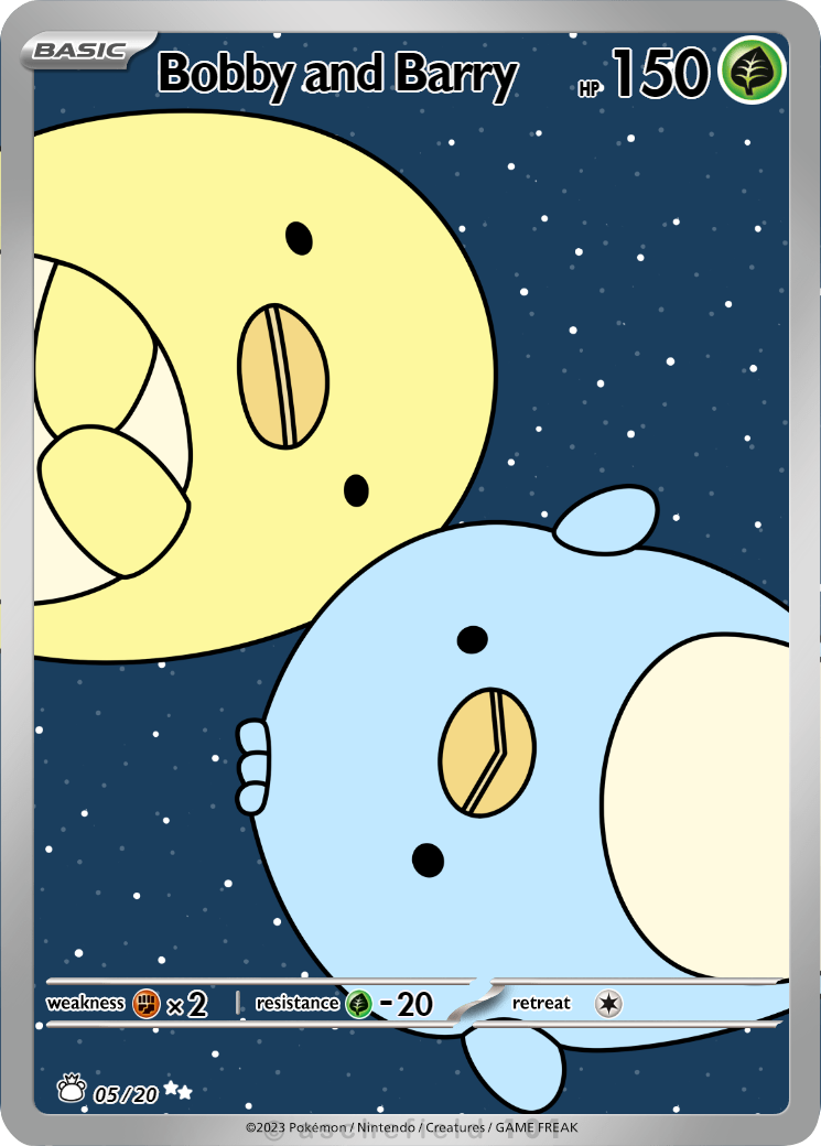 Bobby and Barry - BionicPear | Pokécardmaker.net