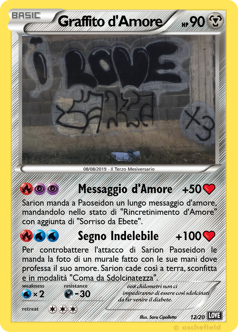 Graffito d'Amore - BirdNerd | Pokécardmaker.net