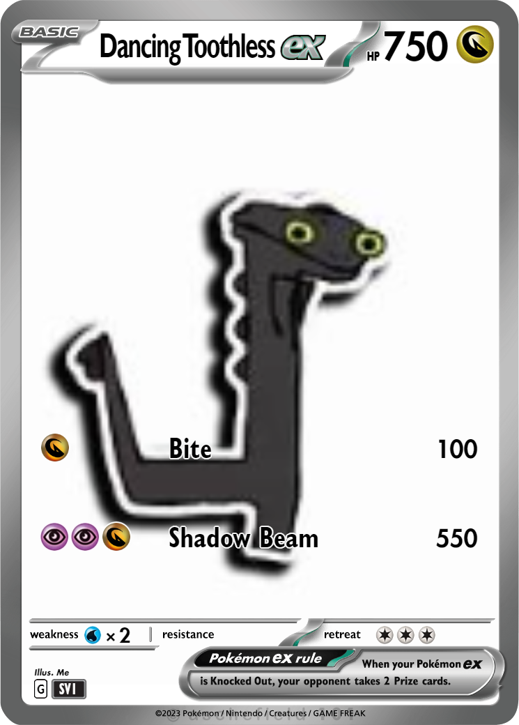 Dancing Toothless - Blaggafish | Pokécardmaker.net