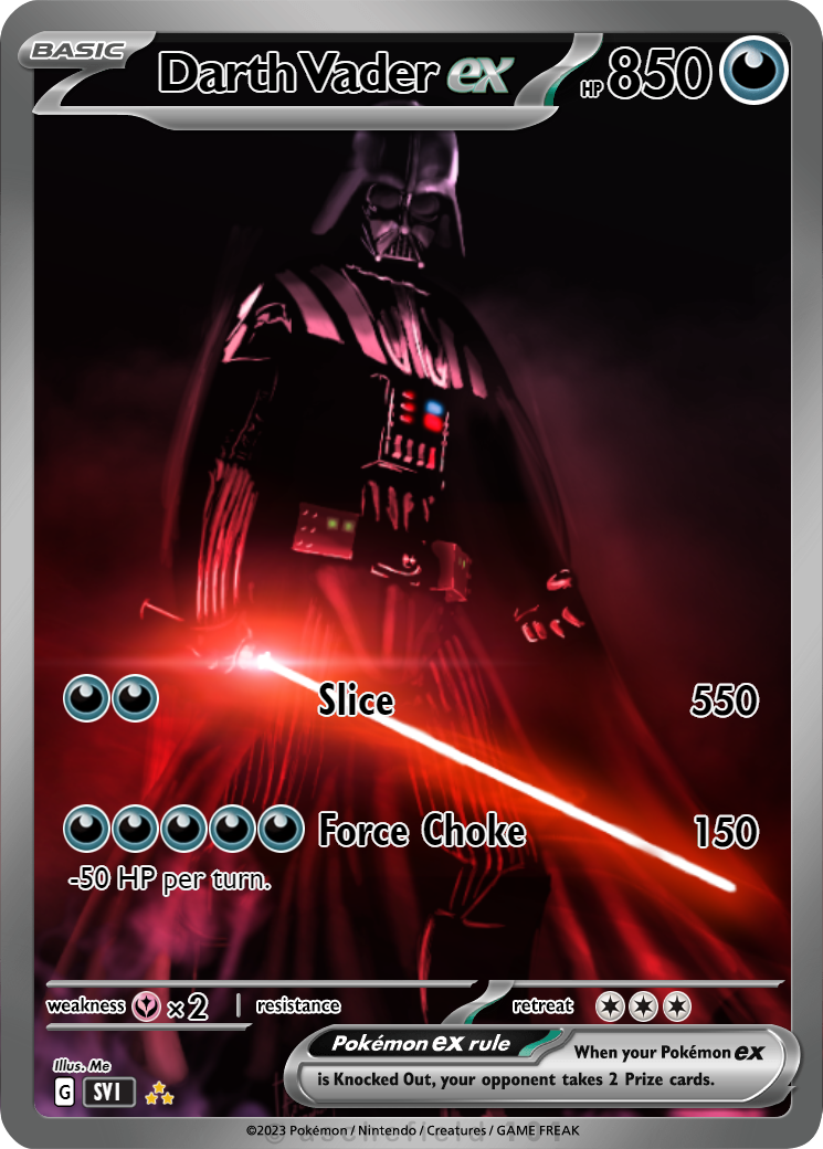 Darth Vader - Blaggafish | Pokécardmaker.net