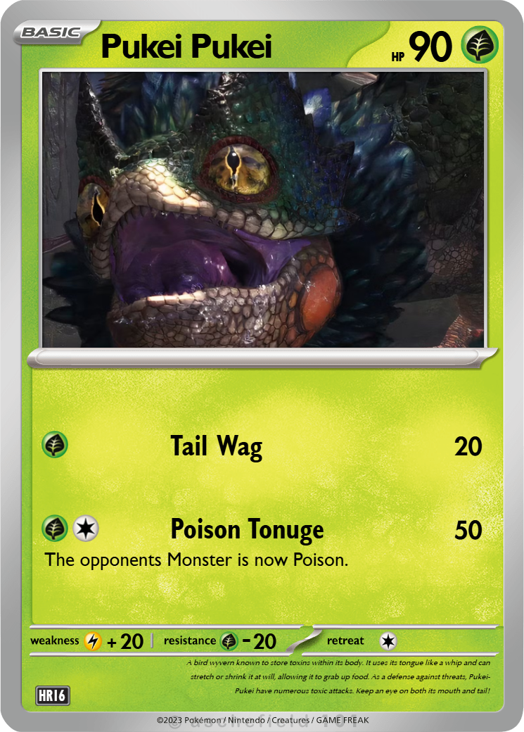 Pukei Pukei - Blasiantower | Pokécardmaker.net