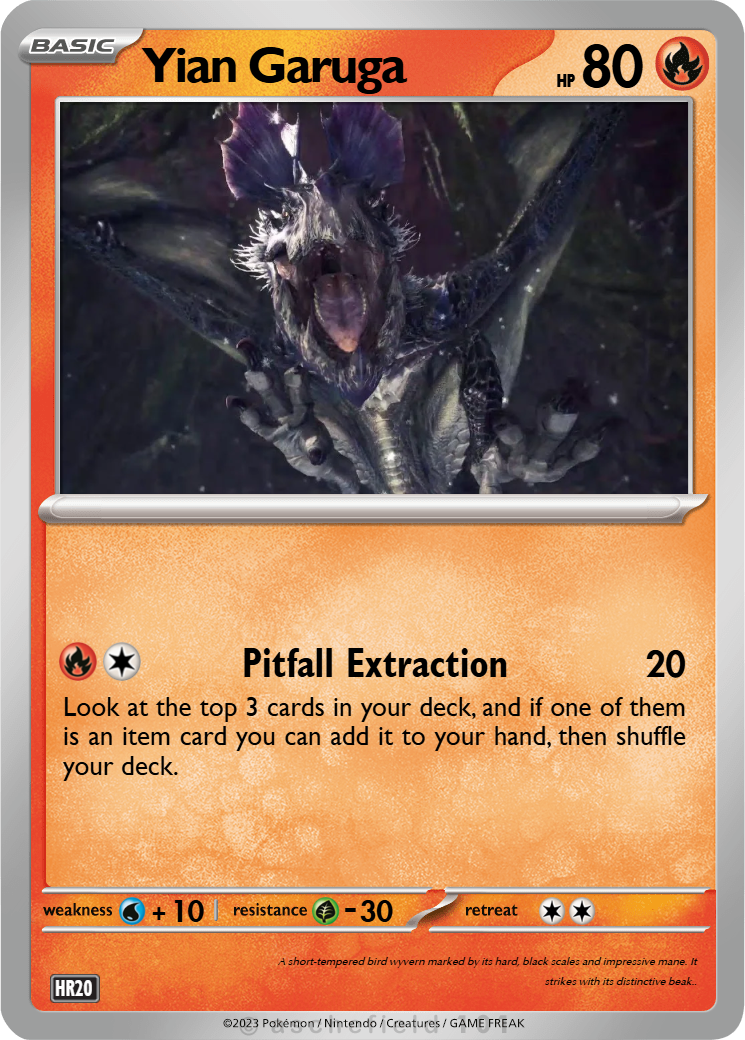 Yian Garuga - Blasiantower | Pokécardmaker.net