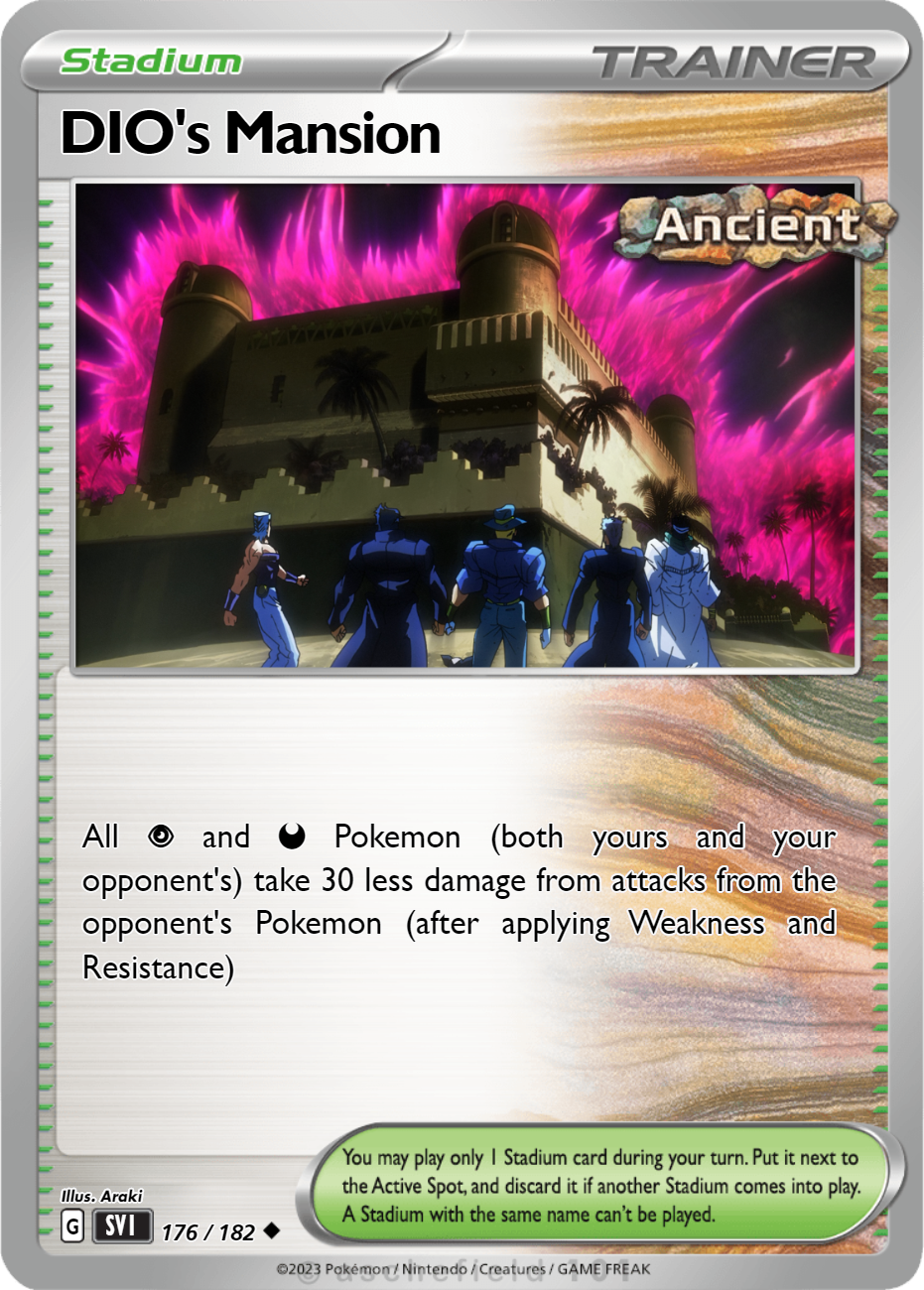 DIO's Mansion - Blossom_Ruby | Pokécardmaker.net