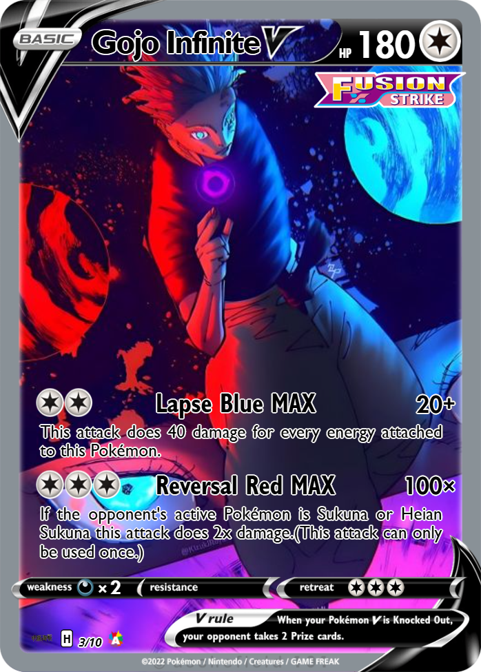 Gojo Infinite - BlueJoTheEpic | Pokécardmaker.net