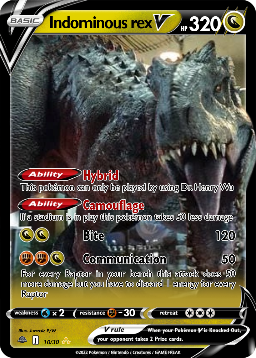 Indominous rex - Bocchi | Pokécardmaker.net