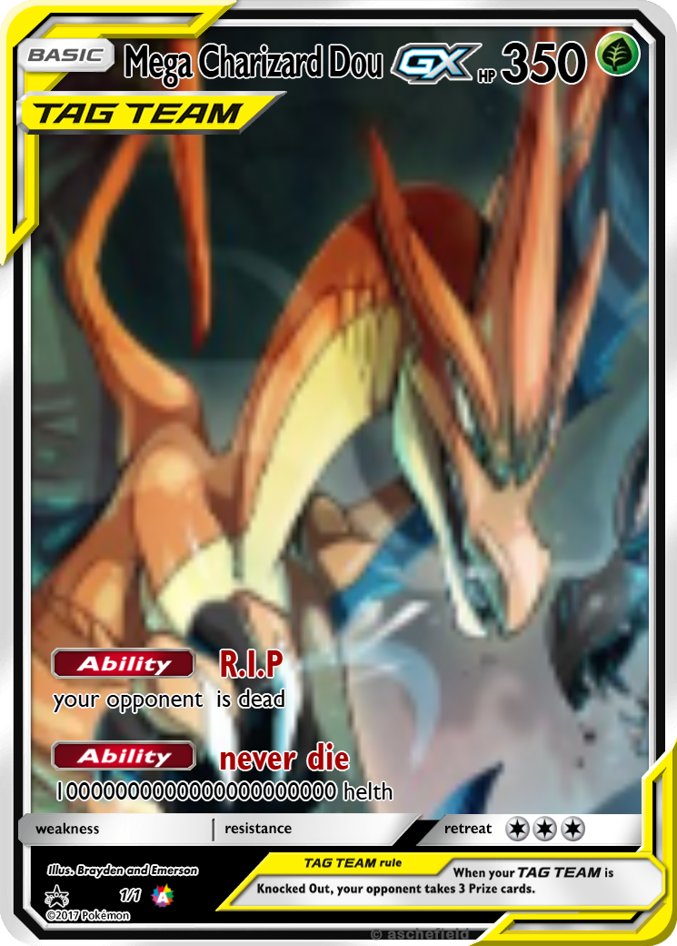 Mega Charizard Dou - Braydenanddemerson | Pokécardmaker.net