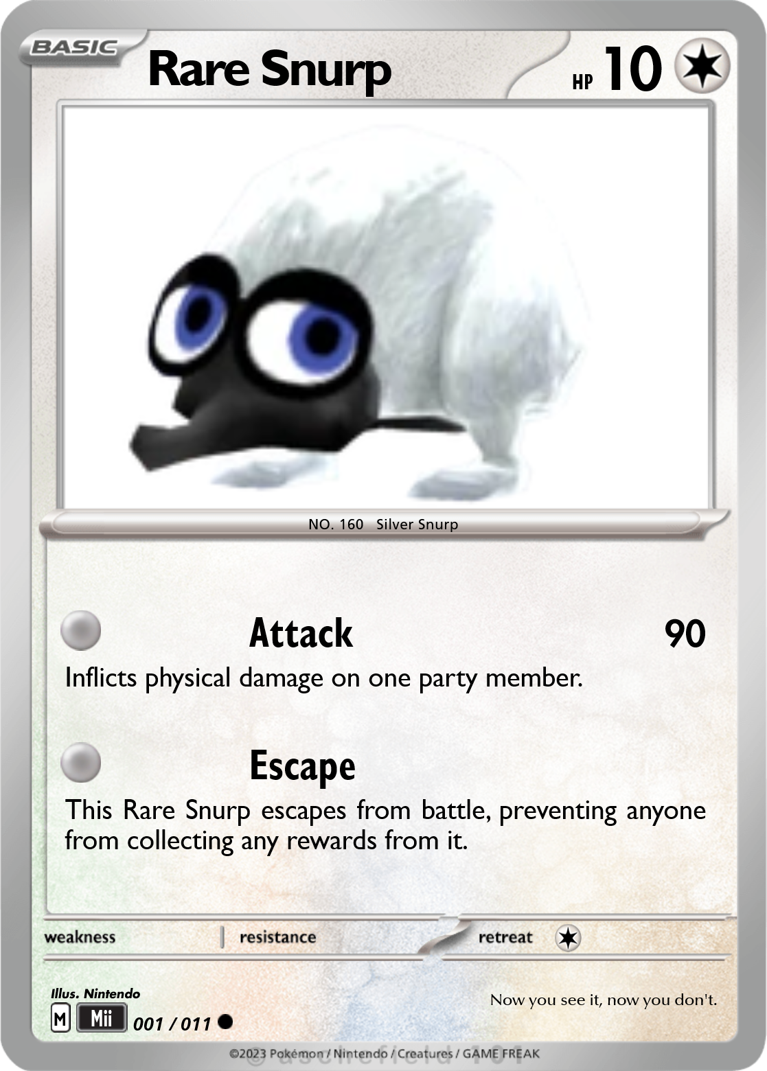 Rare Snurp - Briky | Pokécardmaker.net