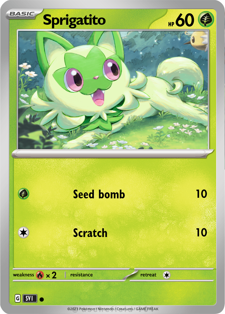 Sprigatito - Bruhthegod | Pokécardmaker.net