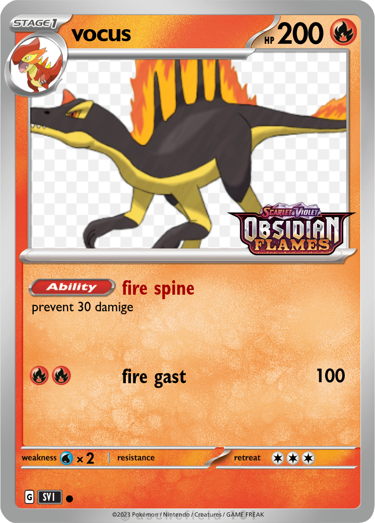 vocus - Bruticus8 | Pokécardmaker.net