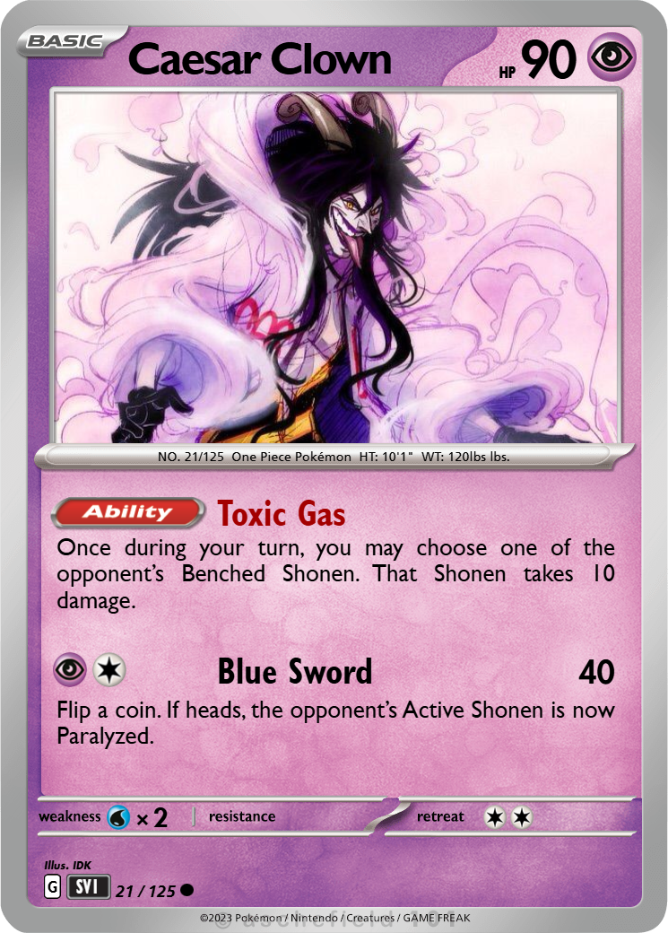 Caesar Clown - BullseyeHAP77 | Pokécardmaker.net