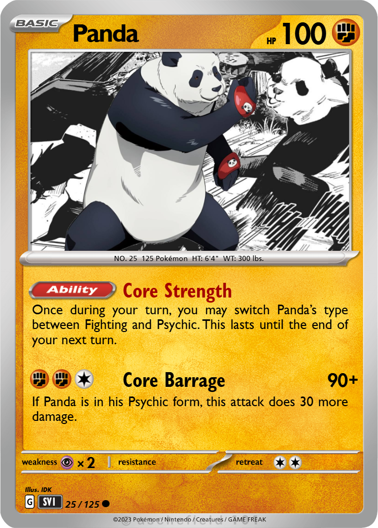 Panda - BullseyeHAP77 | Pokécardmaker.net