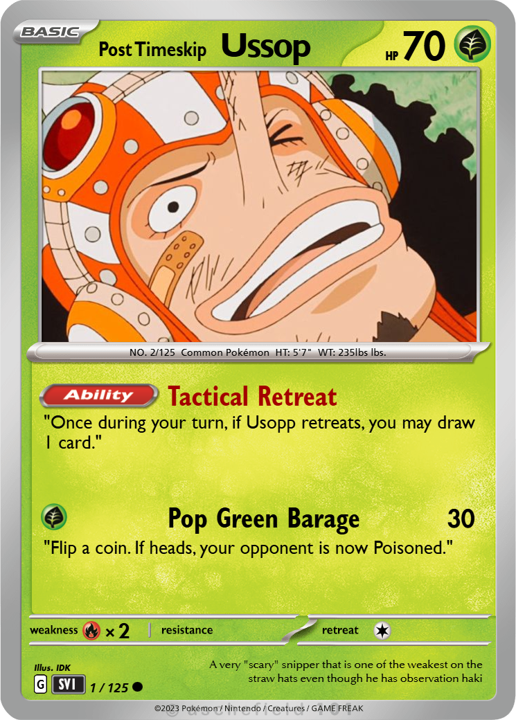 Ussop - BullseyeHAP77 | Pokécardmaker.net
